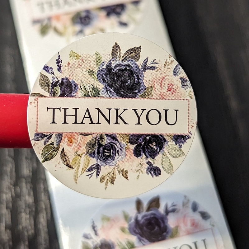 Cute Thank You Stickers - Etsy