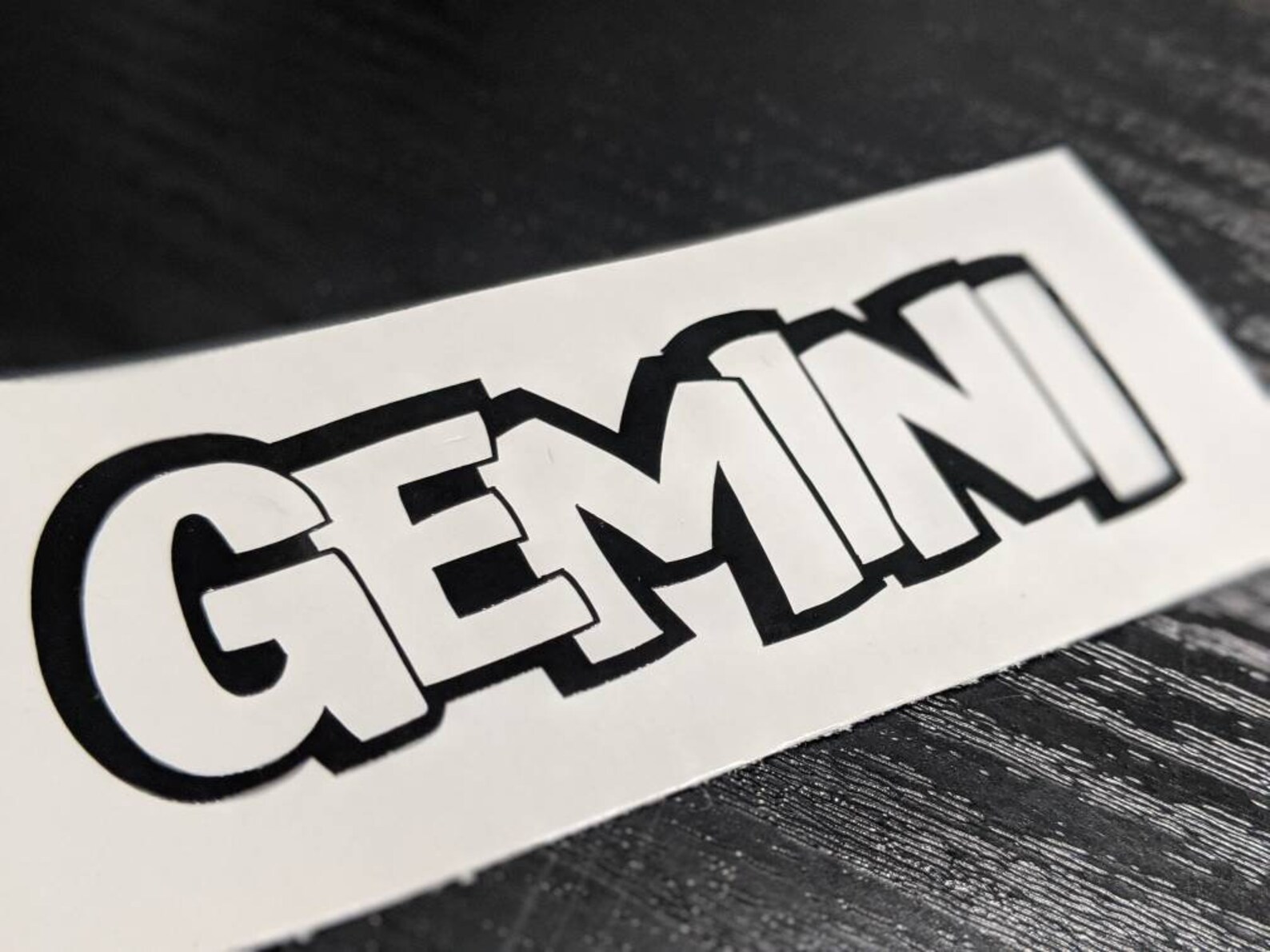 Gemini Zodiac Block Letters Permanent Vinyl Decal in Alluring - Etsy