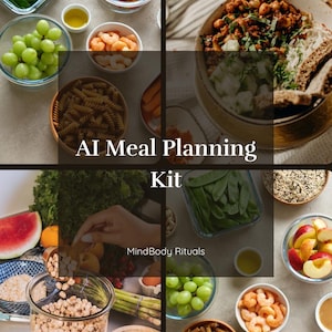 AI Meal Planning Kit | Printable Weekly Planner + Chatgpt Prompts ...