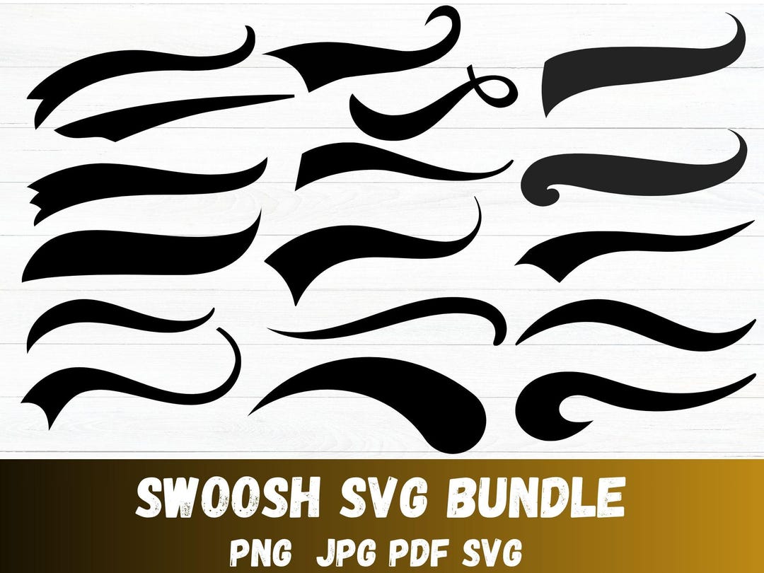 Swoosh SVG, Text Tails Svg, Divider Svg, Swoosh Cricut, Font Tails Svg ...