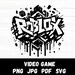 Video Game SVG, Gaming Character, Cricuit Cut File Svg, Gaming Clipart ...