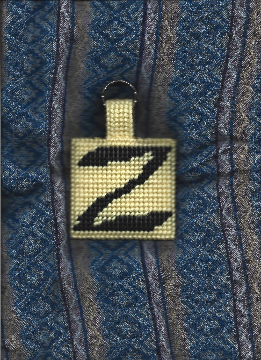 Initial Z Key Chain - Etsy
