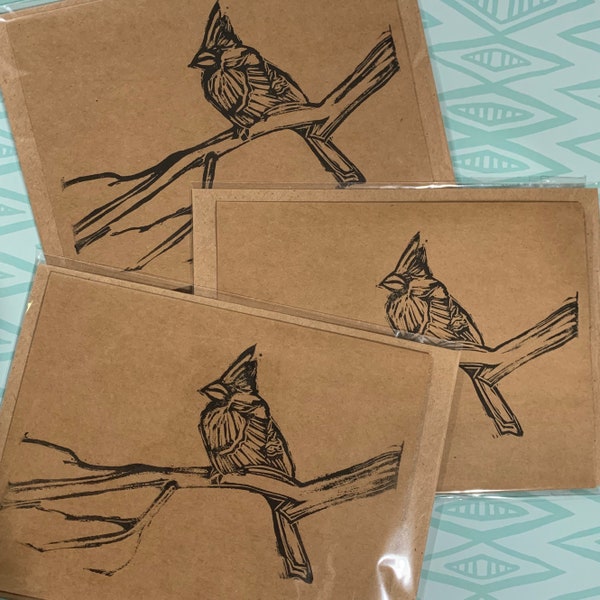 Cardinal Stamp - Etsy