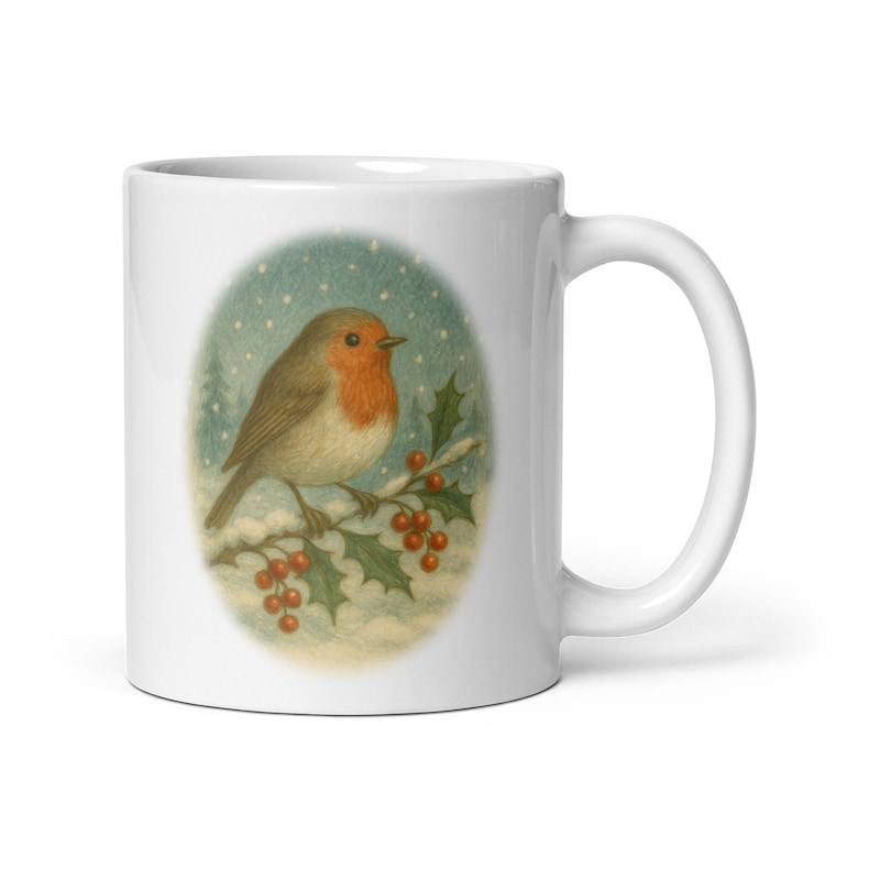 Robin Tea Mug Vintage - Etsy UK
