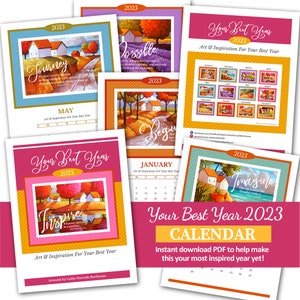 Inspirational Quotes Wall Calendar 2023 - Etsy