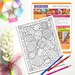 Decorate Easter Eggs on a Coloring Page Holiday Activity - Etsy