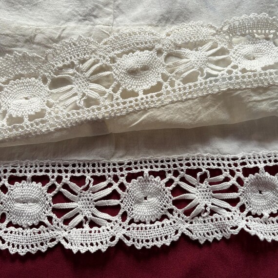 Antique 1920s Hand Made Feed Sack Petticoat - Gem