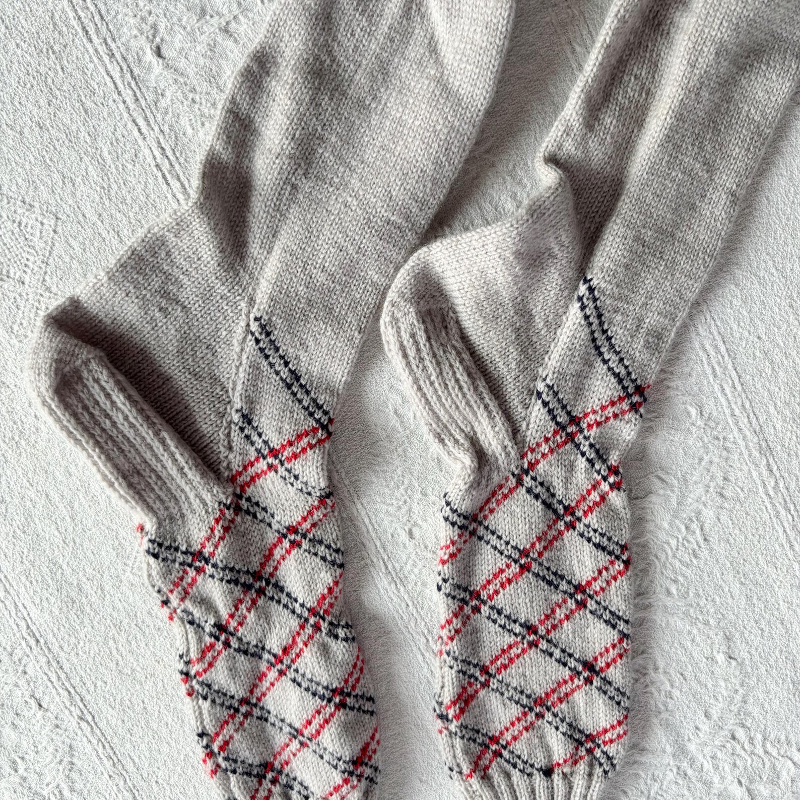 Vintage 1940s 1950s Men's Hand Knit Wool Socks - Etsy