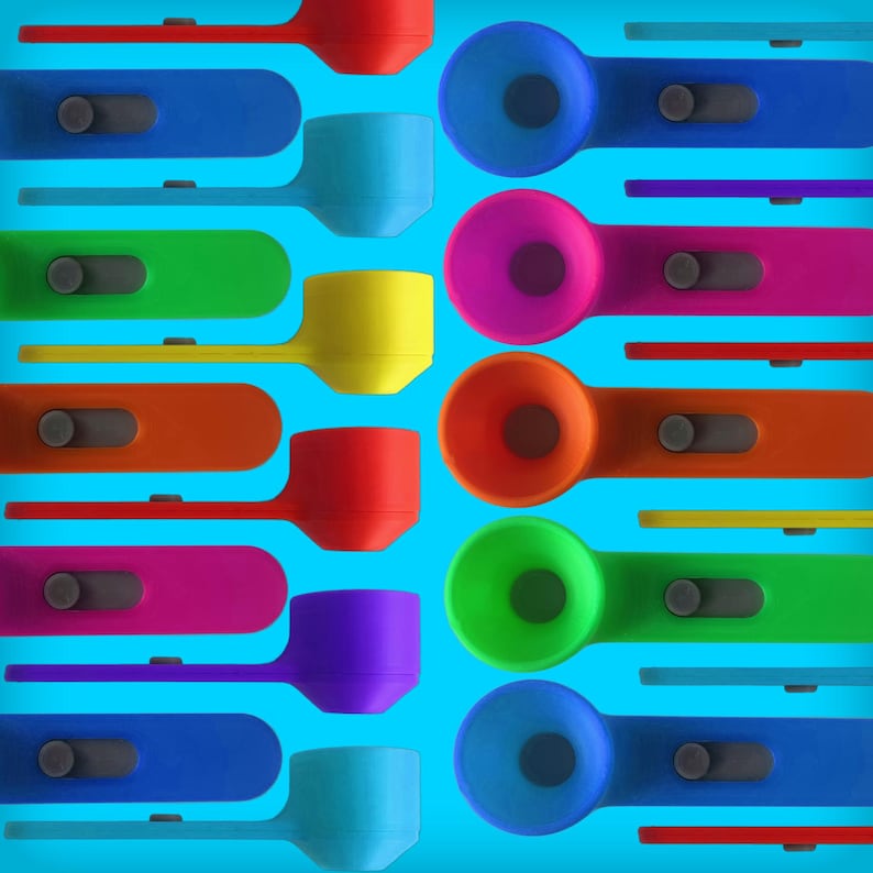 3D Printed Pre-workout Scoop: 5g Sliding Dispenser for Water Bottles - Etsy