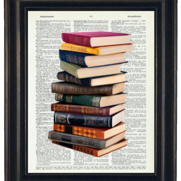 Library Art - Etsy