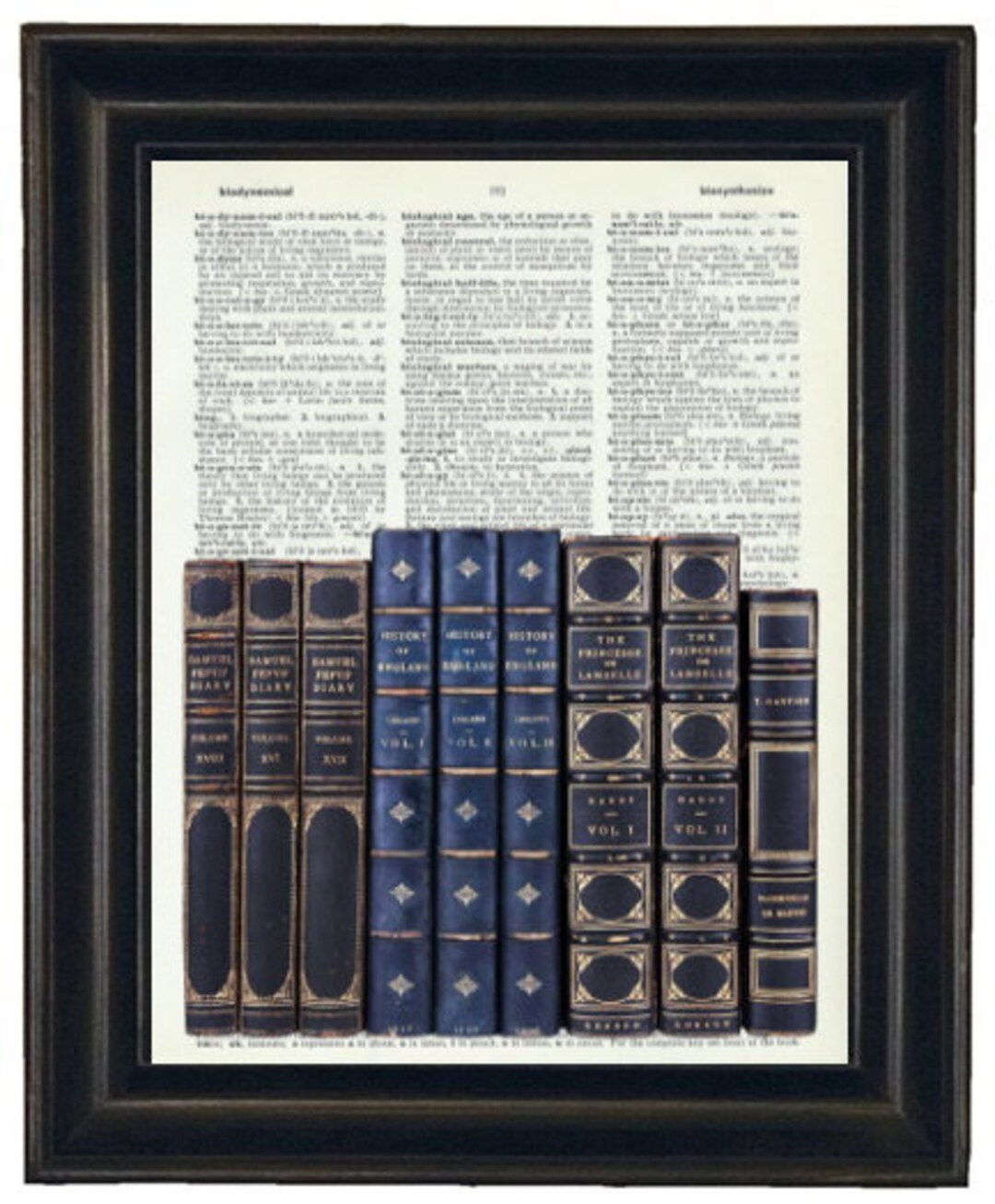 Book Print, Book Art, Library Art Print, Book Wall Art, Dictionary ...