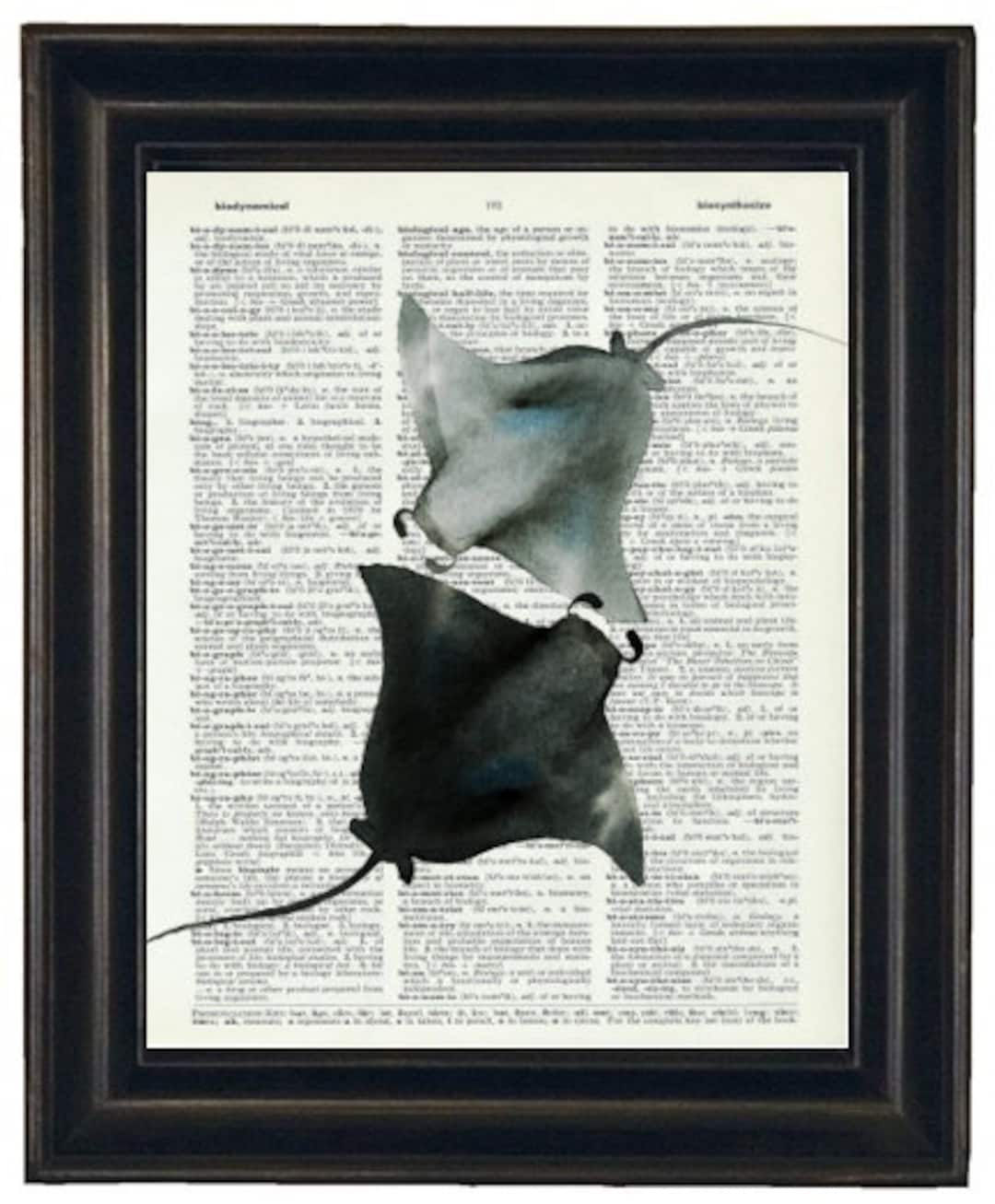 Stingray Prints, Stingray Art, Ocean Theme Prints, Stingray Wall Art ...