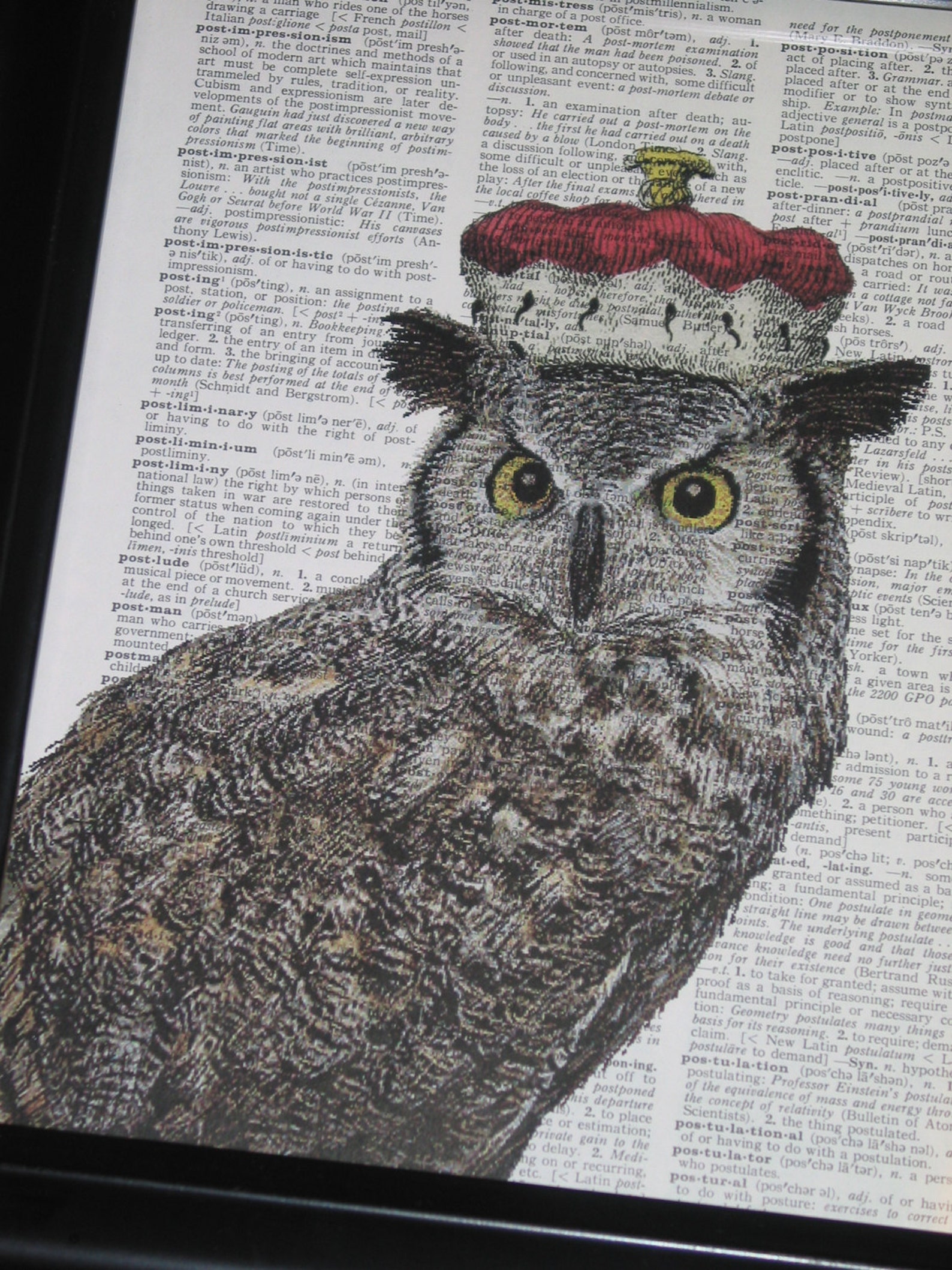 Print on Dictionary Royal Fox Dictionary Art Print Wall Art - Etsy