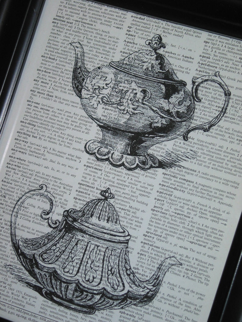 OWL Art Print Vintage Dictionary Art Dictionary Art Print | Etsy