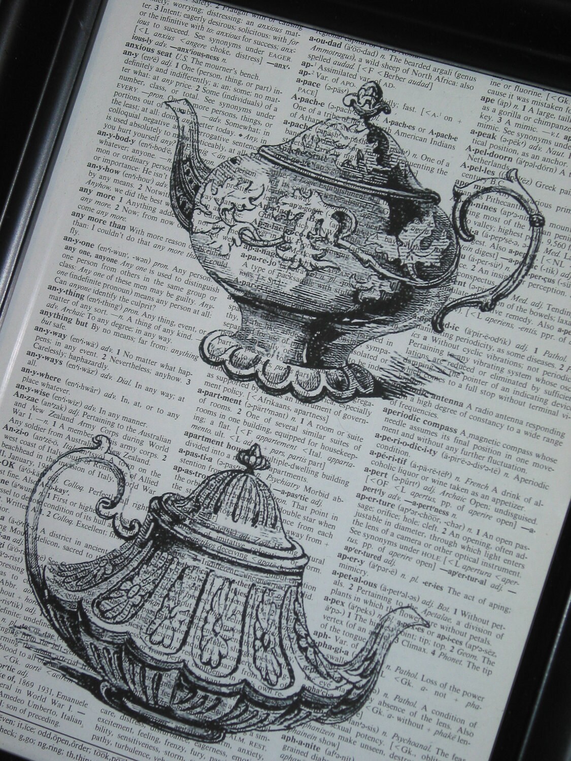 OWL Art Print Vintage Dictionary Art Dictionary Art Print | Etsy