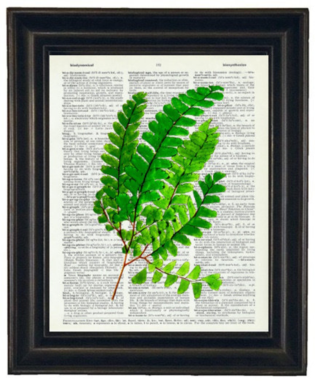 Leaf Art Print, Leaf Dictionary Print, Flower Prints, Flower Theme ...