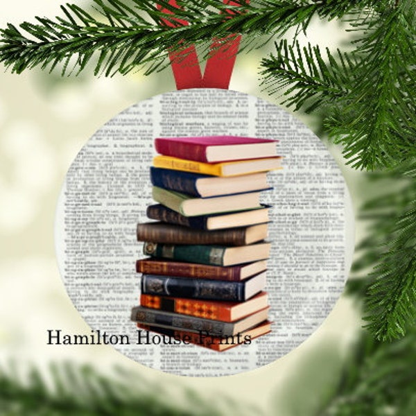 Book Ornament - Etsy