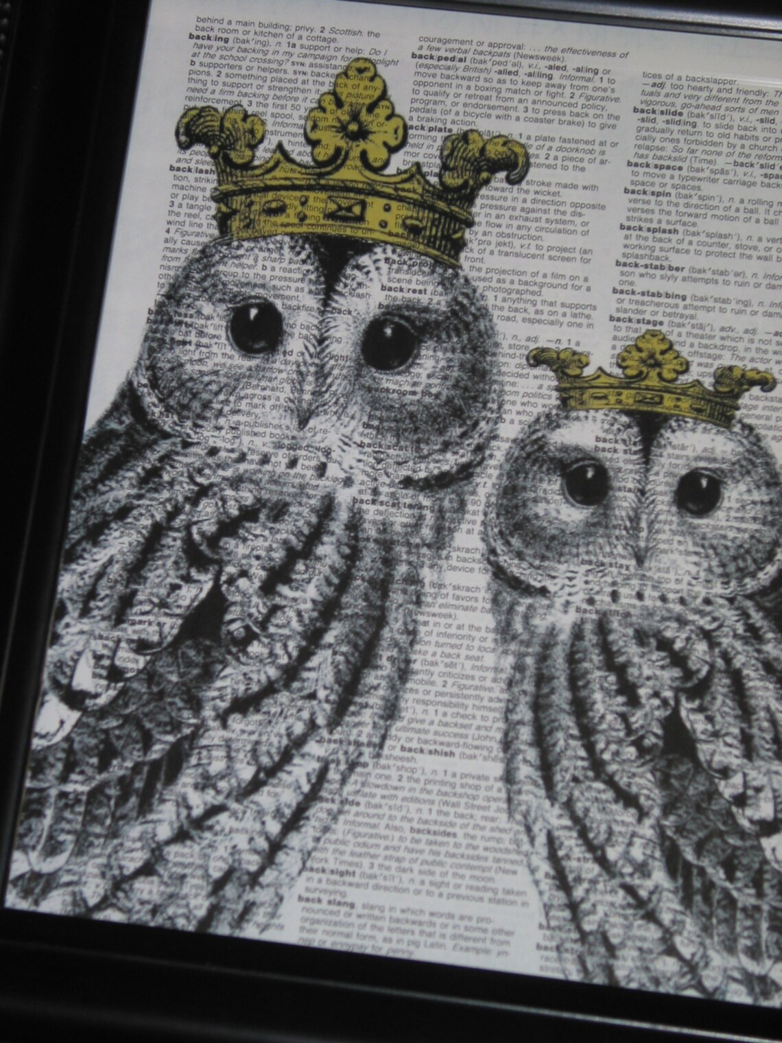 Print on Dictionary Royal Fox Dictionary Art Print Wall Art - Etsy