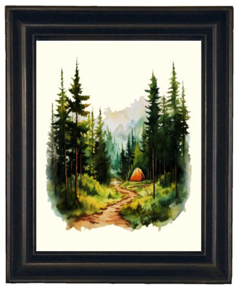 Camping Prints, Camping Art, Camping Theme Prints, Camping - Etsy