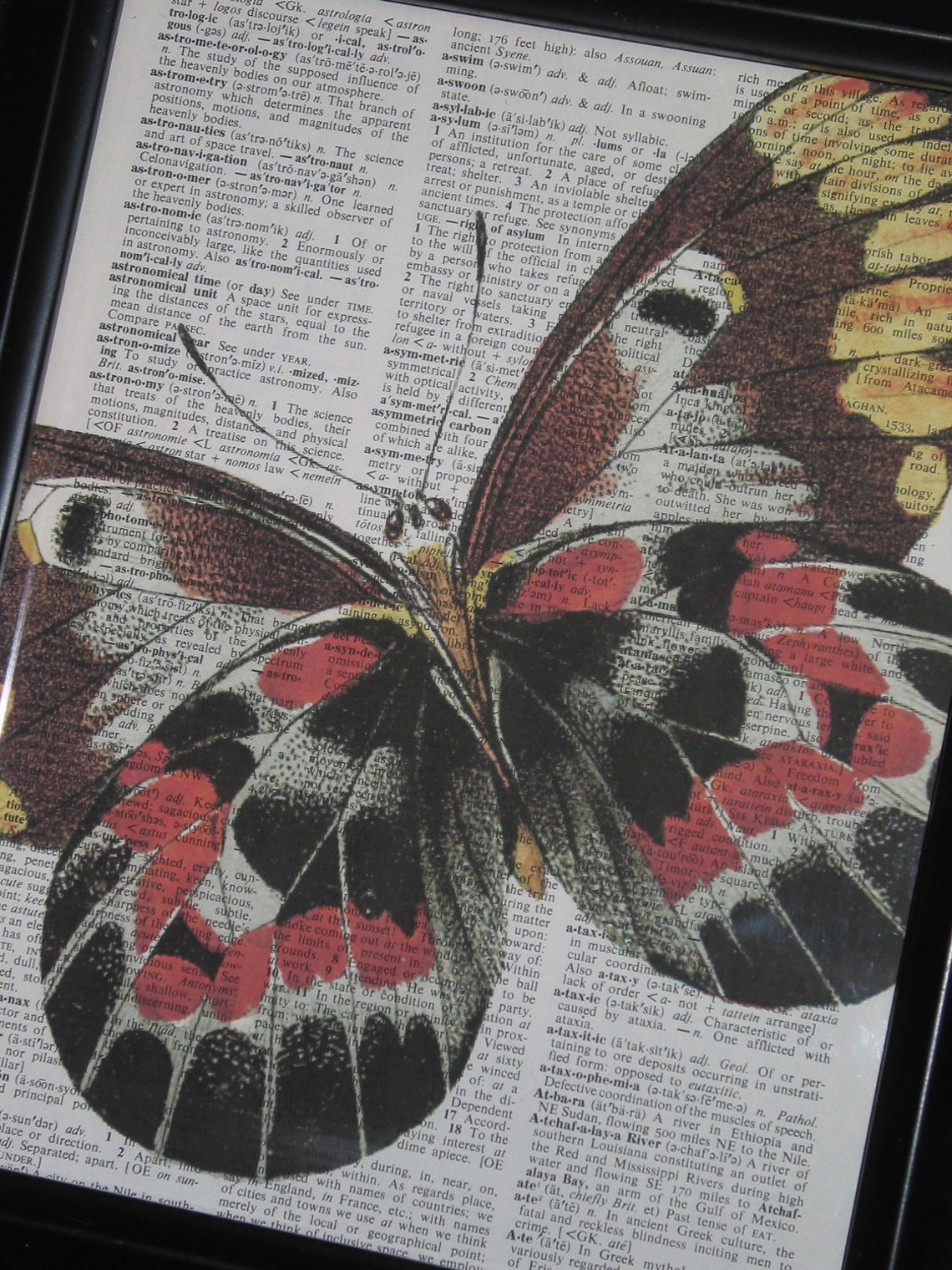 Upcycle Dictionary Art Book Page Print Dictionary Print Wall Art 8 X 10 ...