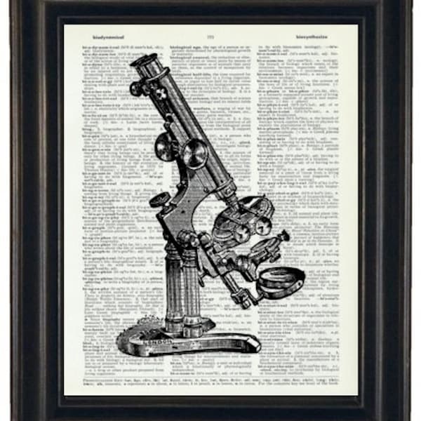 Microscope Art - Etsy