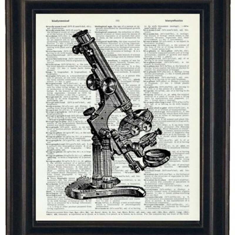 Microscope Art - Etsy