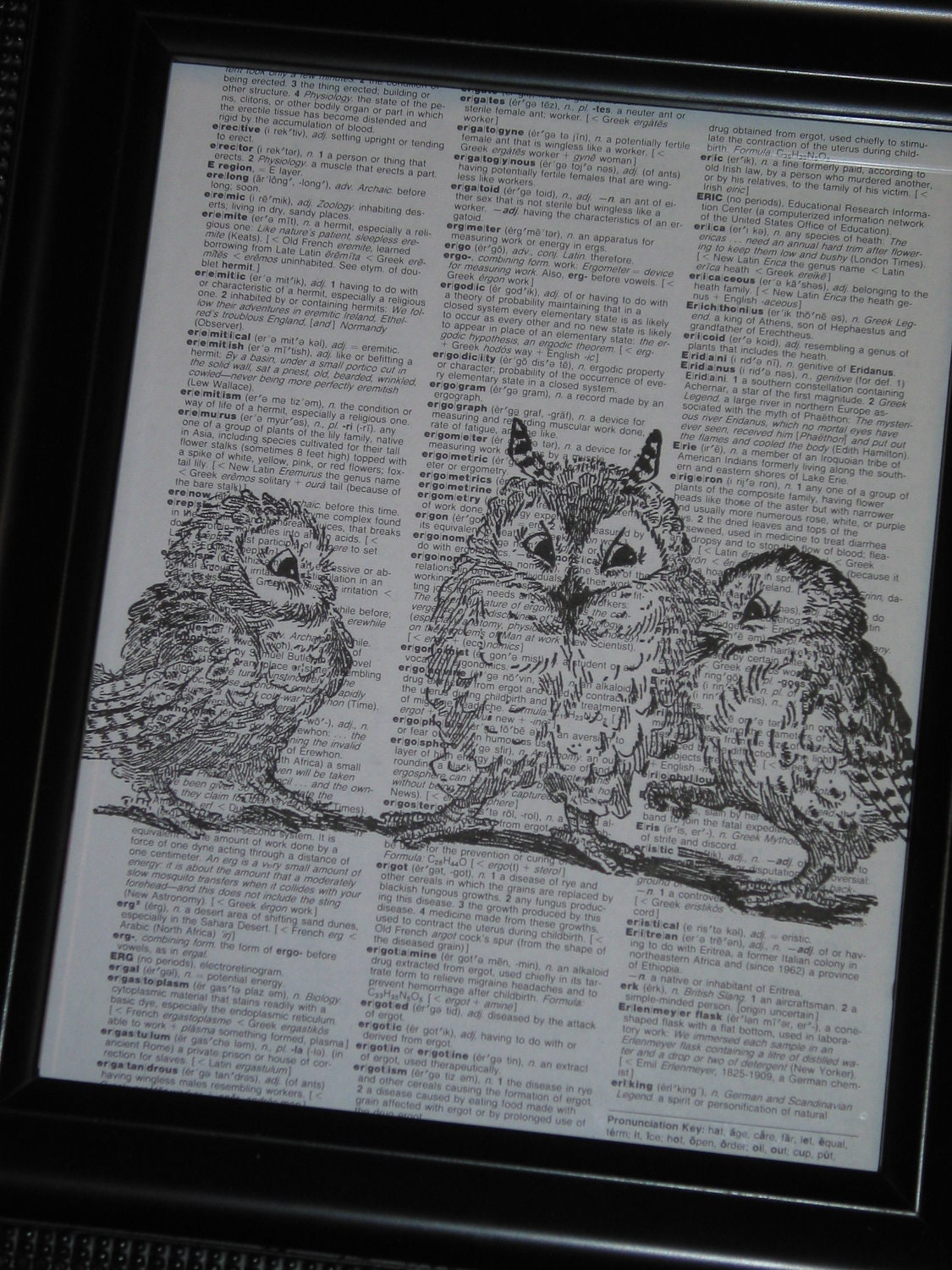OWL Art Print Dictionary Art Print Owl Dictionary Art Print - Etsy