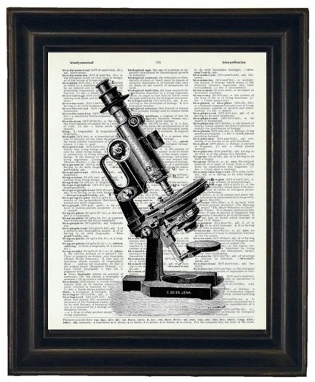 Microscope Print, Science Print, Microscope Art Print, Microscope Wall ...