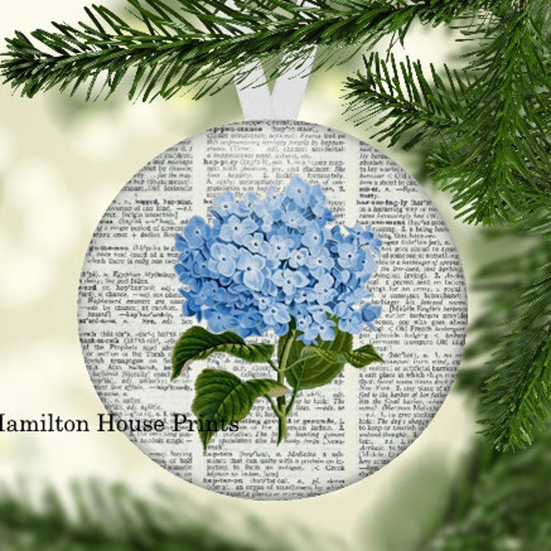 Hydrangea Ornament - Etsy