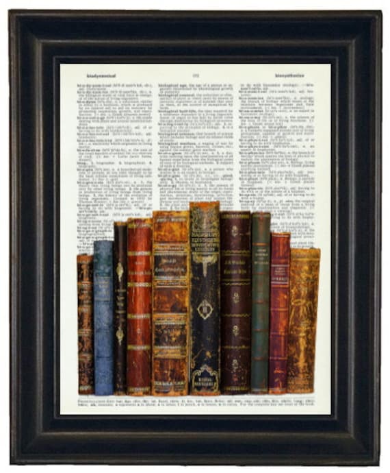 Book Print Book Art Library Art Print Book Wall Art - Etsy