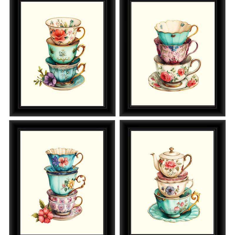 Teacup Art Print - Etsy