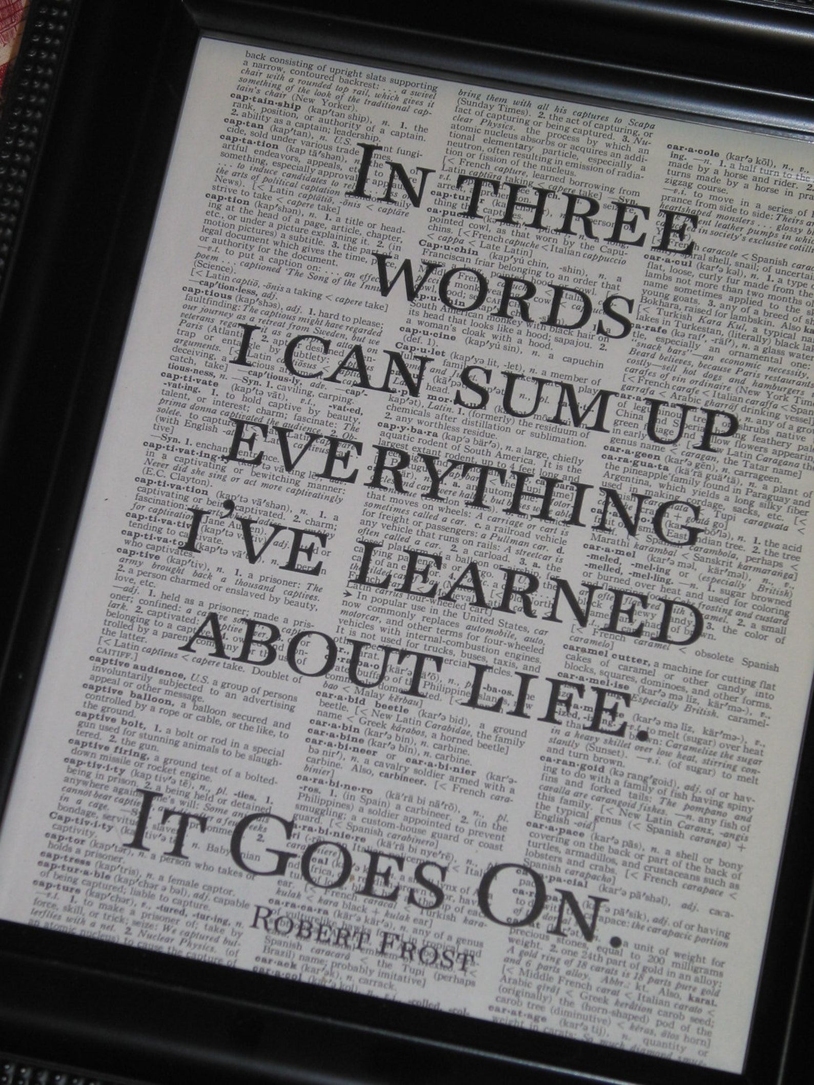 Typography Quote Art Print Dictionary Art Print Saying Art - Etsy