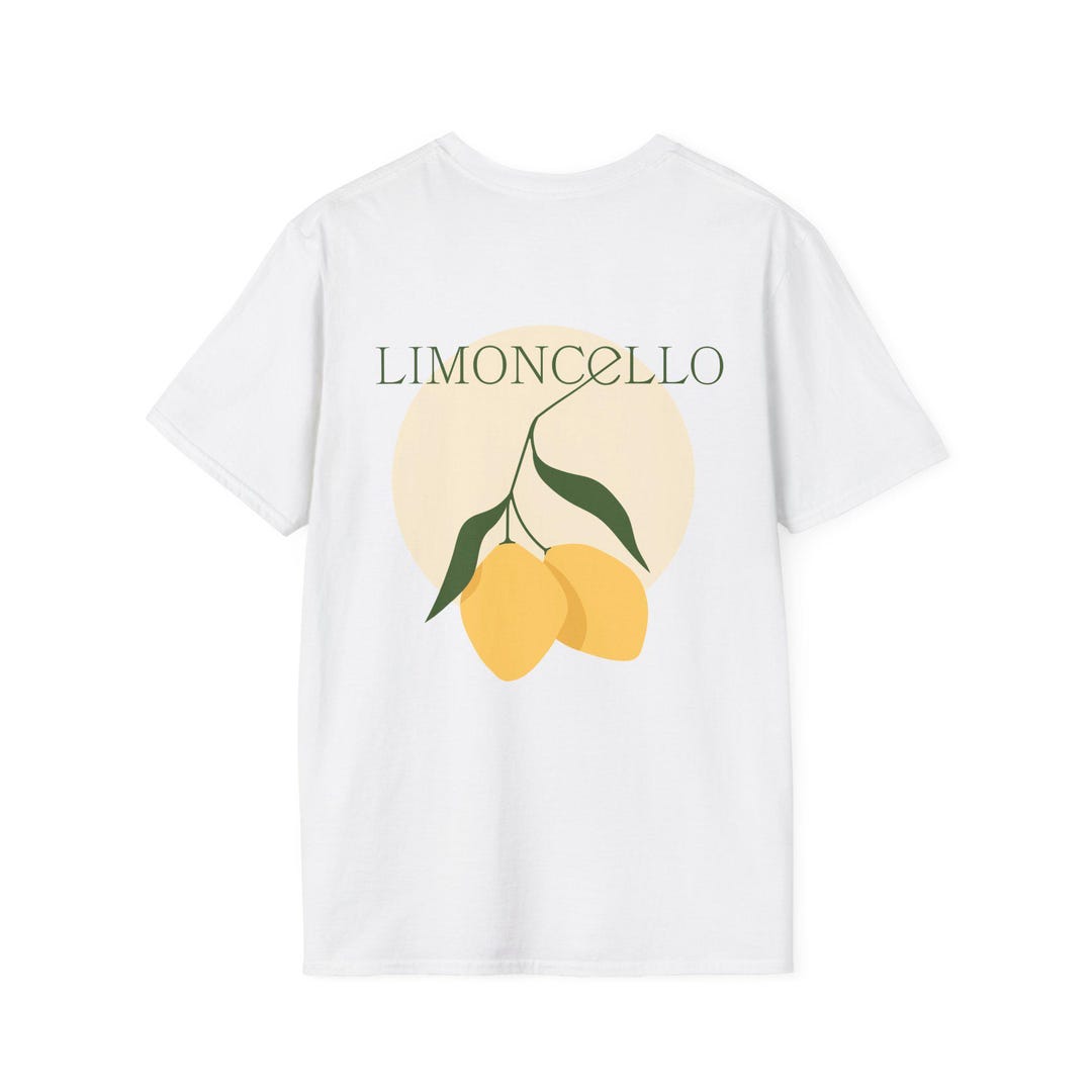 Limoncello Lemon T-shirt | Summer Style Tee, Gift for Lemon Lovers ...