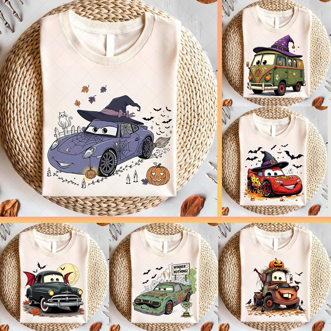6 File Halloween Cars Png Bundle, Spooky Vibes, Halloween Masquerade ...