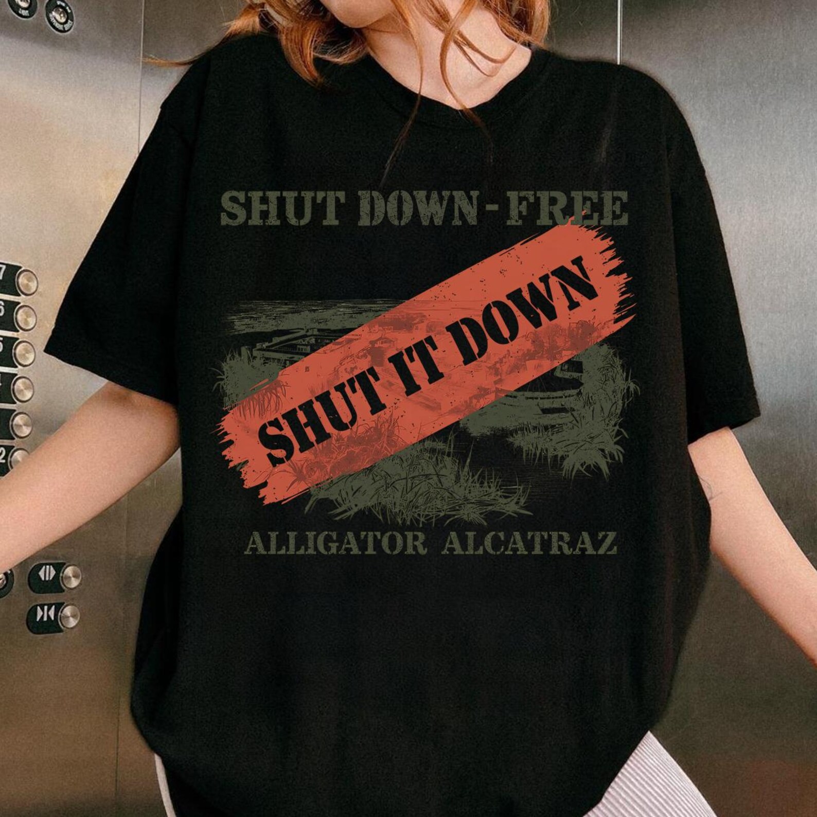 Anti Alligator Alcatraz PNG, Stop Alligator Alcatraz Design, Save ...