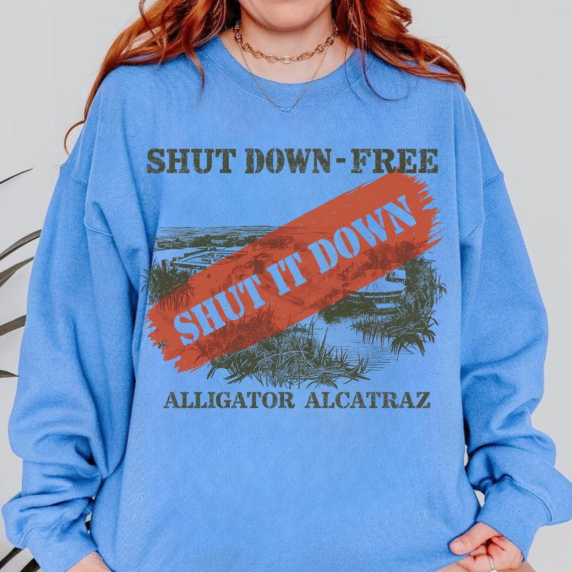Anti Alligator Alcatraz PNG, Stop Alligator Alcatraz Design, Save ...