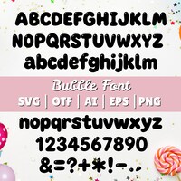 Suspicious Font, Cute Font Svg, Cricut Fonts Svg, Procreate Fonts ...
