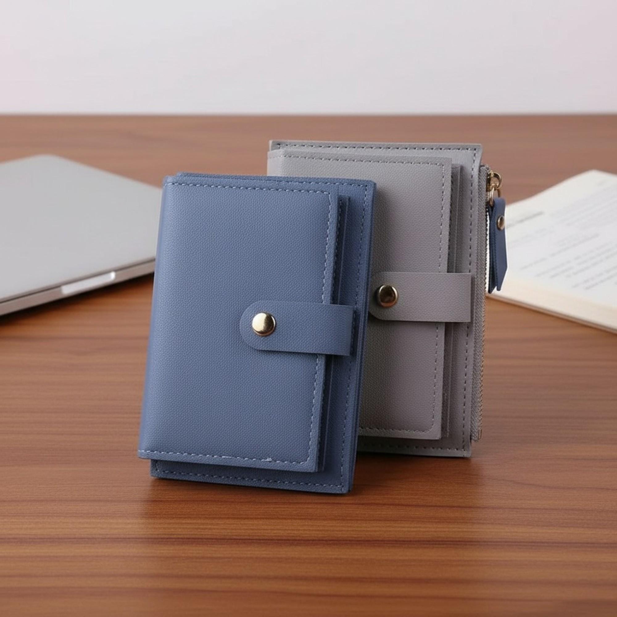 Small Wallet for Women, Slim Card Holder With Coin Pocket, Minimalist ...