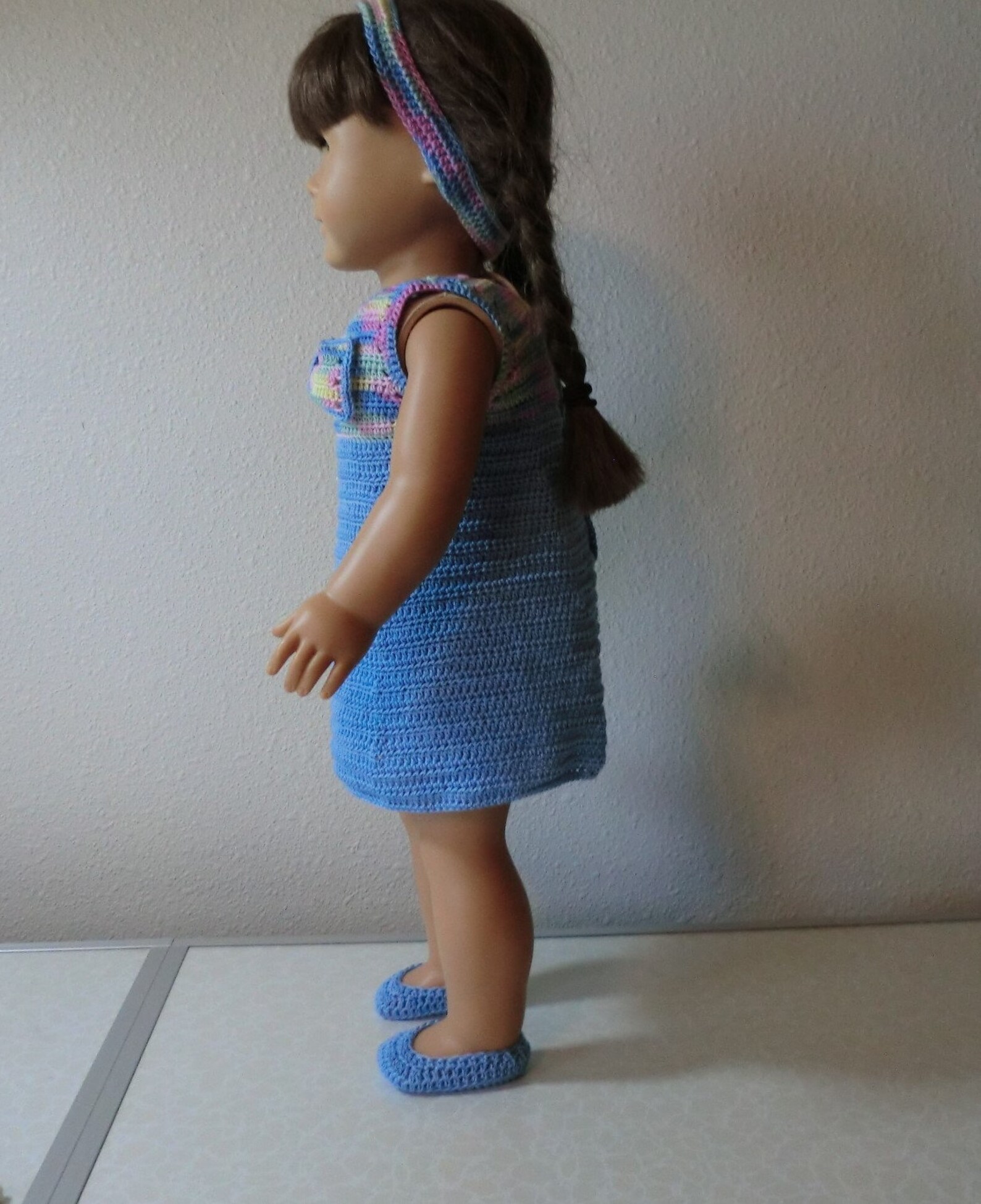 AG 264 Summer Dress Set Crochet Pattern for 18-inch Soft Body Dolls - Etsy