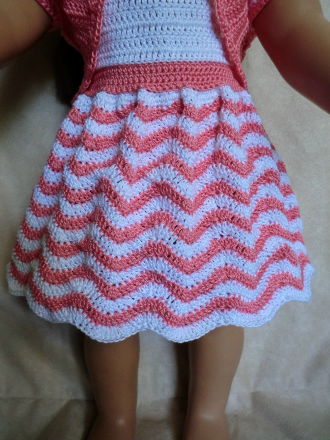 AG 218 Chevron Outfit Crochet Pattern for 18-inch Soft Body Dolls - Etsy