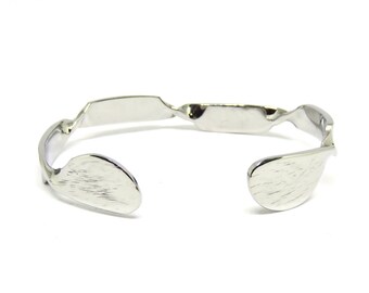 Stainless Steel Bracelet Cuff Adjustable Bracelet Metal | Etsy