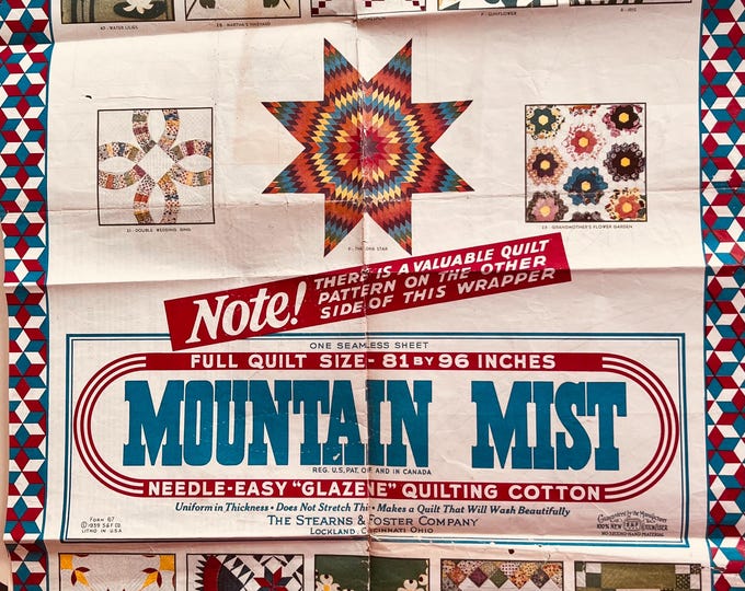 Vintage Mountain Mist Quilt Patterns 1934 to 1954 Lot of 9 - Etsy