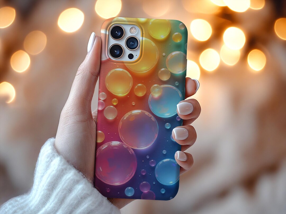 Bubble Pattern With Overlapping Translucent Tough Cases for Iphone ...