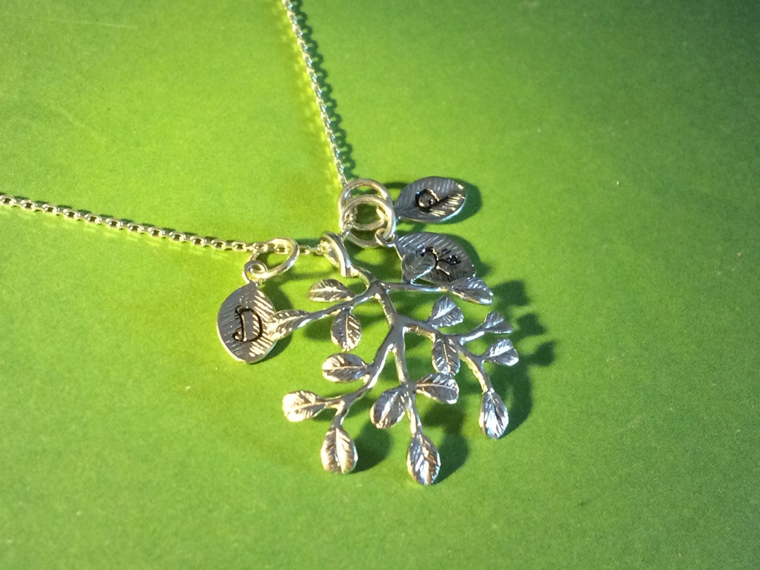 Twig / Branch Family Tree Pendant Necklace, Olive Branch, Belle ...