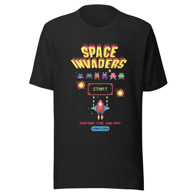 Retro Gaming T-shirt "space Invaders" - Etsy