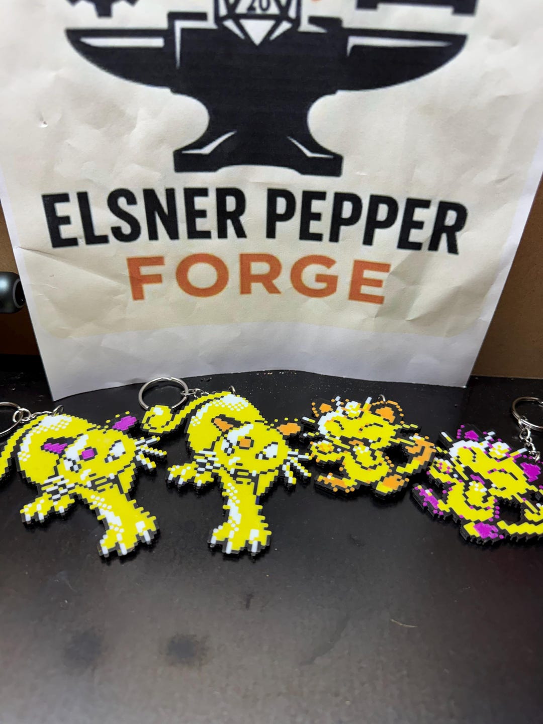 Pixel Art Pokémon Keychain Meowth and Persian - Etsy