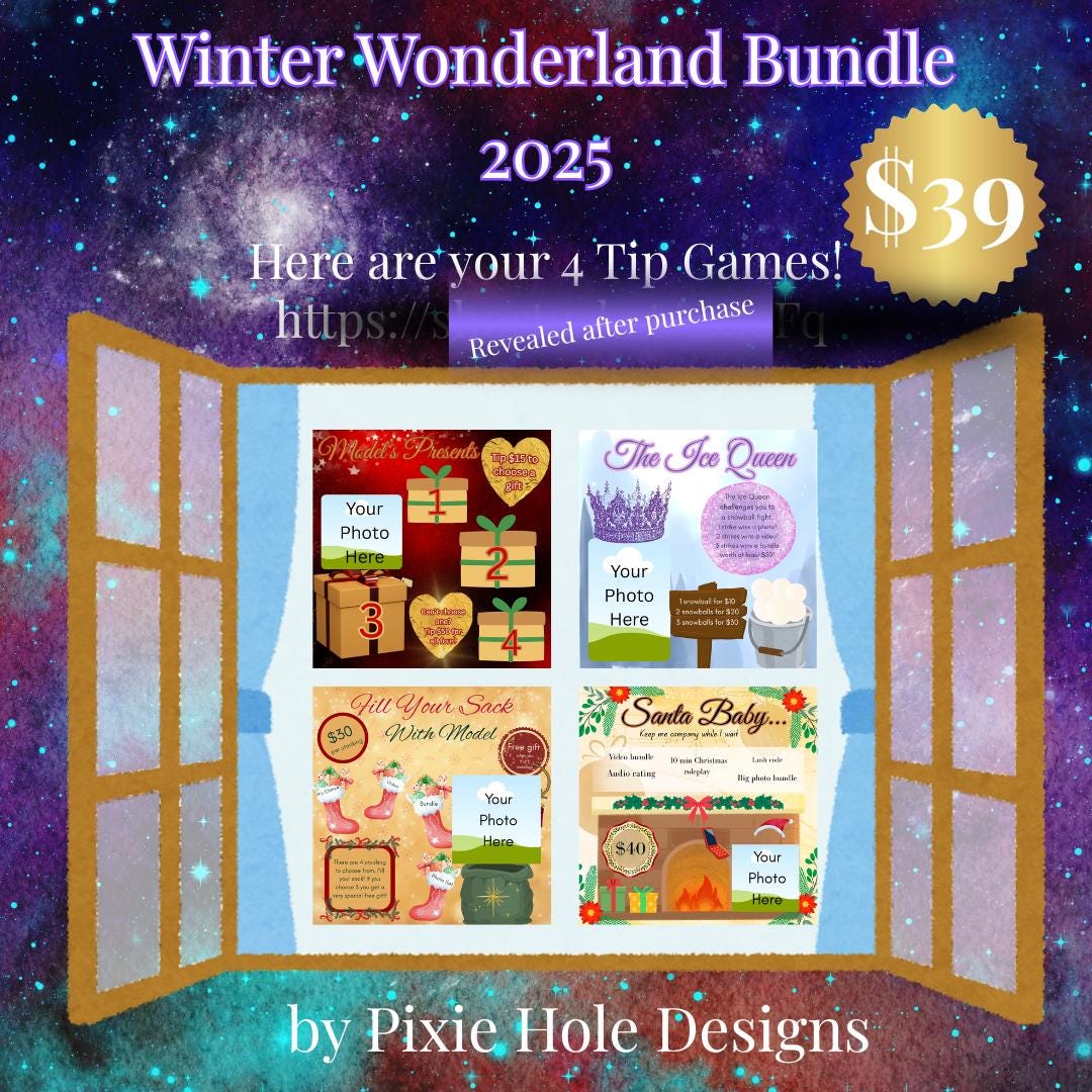 Christmas Tip Game Bundle for Onlyfans & Fansly Creators – Digital ...