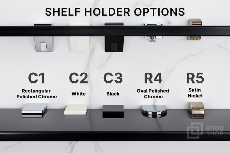 Acrylic Stone Bathroom Shelf | Floating Corner Shower Shelf | Modern ...