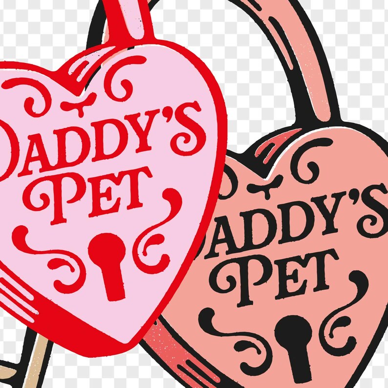 Daddy's Pet Lock Transparent Png Digital Download, Sissyplay Icon ...