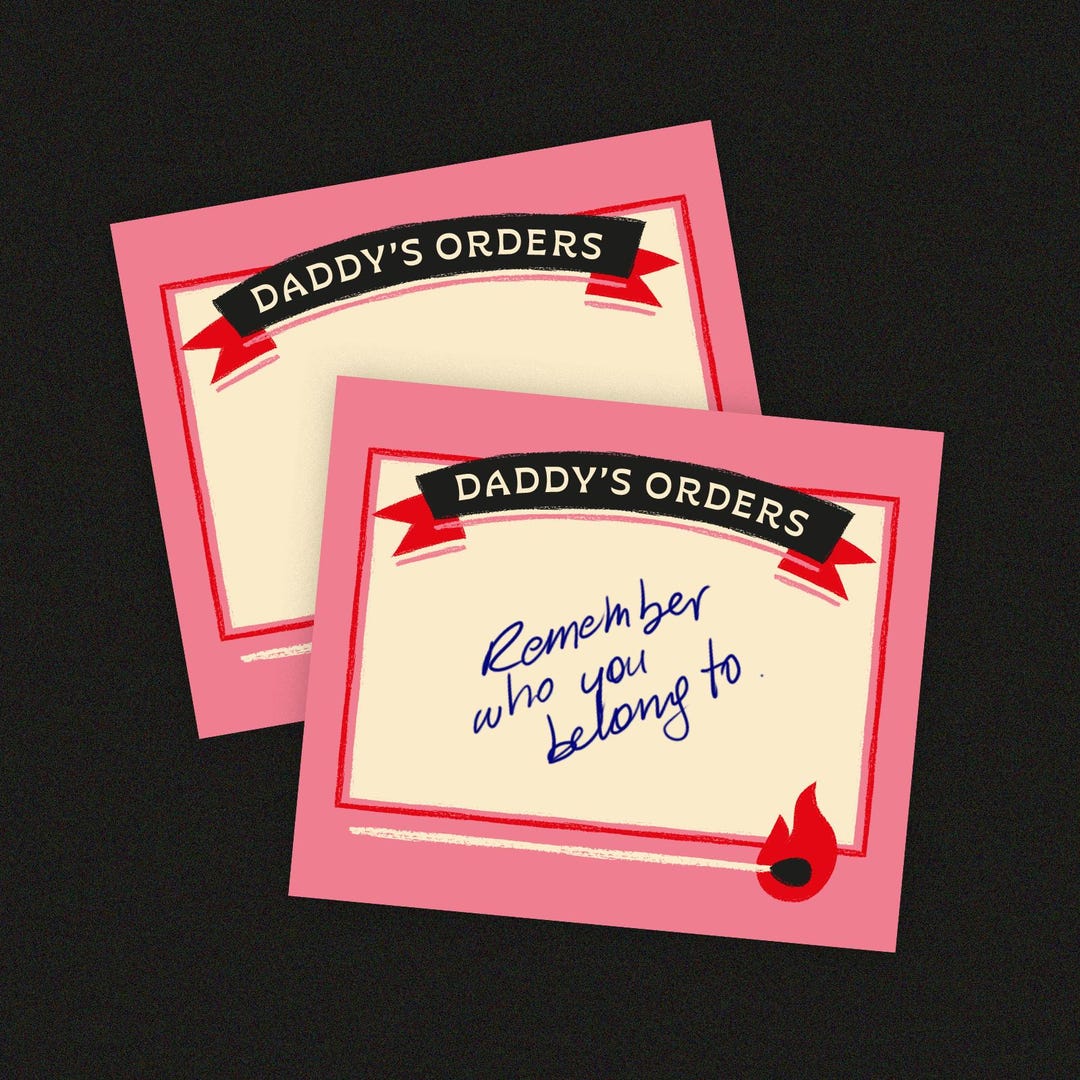 Daddy's Orders Cards: BDSM Play Prompts (printable PDF) - Etsy